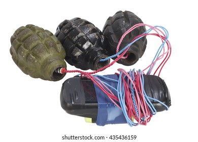 Grenade Isolated On White Background Stock Photo (Edit Now) 119270845