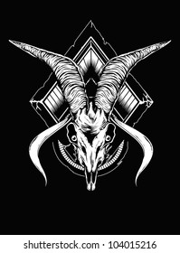 Slash Skull Logo Vector (.AI) Free Download