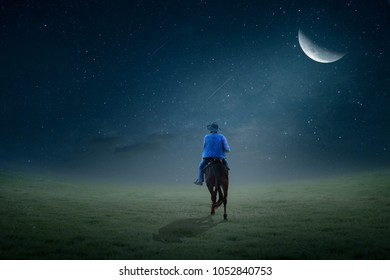 Moon Night Warrior 4K wallpaper download