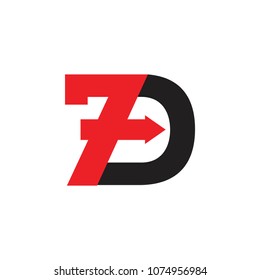 D7 Letter Logo Vector (.AI) Free Download