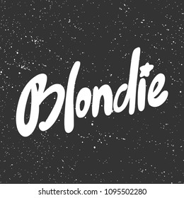 Blondie Logo Vector (.CDR) Free Download