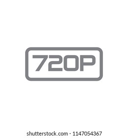 720p hd Logo Vector (.EPS) Free Download