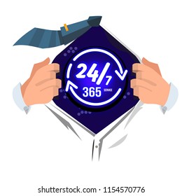 24/7 Emergency Services Logo Vector (.CDR) Free Download
