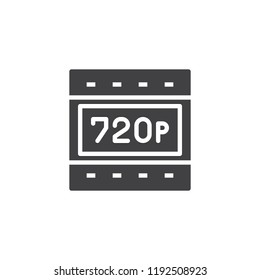720p hd Logo Vector (.EPS) Free Download