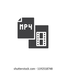 mp4 Video Logo Vector (.AI) Free Download