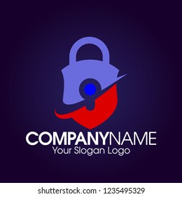 Solid Security Logo Vector (.CDR) Free Download