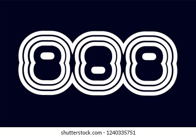 888 Design Logo Vector (.AI) Free Download