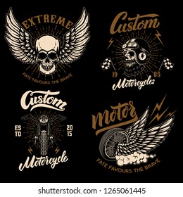 skull Racing Logo Vector (.CDR) Free Download