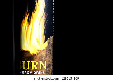 BURN ENERGY DRINK Logo Vector (.EPS) Free Download