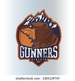 Bear Racing Team Logo Vector (.EPS) Free Download