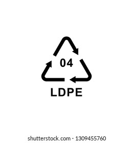 SYMBOL FOR LDPE 4 Logo Vector (.EPS) Free Download