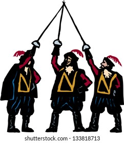 3 Musketeers Logo Vector (.AI) Free Download