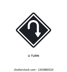 NO U TURN SIGN Logo Vector (.EPS) Free Download