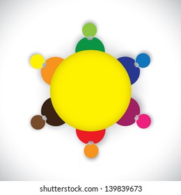 Round Table Logo Vector (.EPS) Free Download