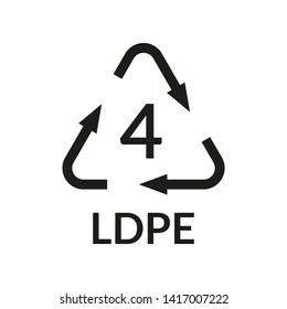 SYMBOL FOR LDPE 4 Logo Vector (.EPS) Free Download