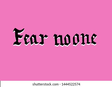 no Fear Logo Vector (.EPS) Free Download
