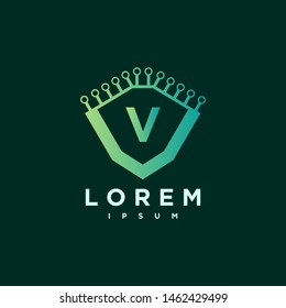 V-Guard Logo Vector (.CDR) Free Download