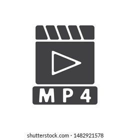 mp4 Video Logo Vector (.AI) Free Download