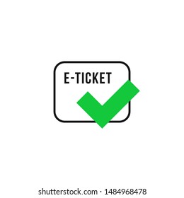 e-Ticket Logo Vector (.EPS) Free Download