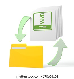7zip Logo Vector (.AI) Free Download