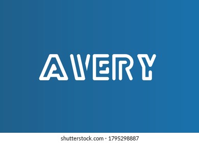 Avery Logo Vector