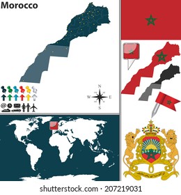 Coat of arms of Morocco Logo Vector (.EPS) Free Download
