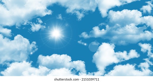Wonderful lights of the sun among the clouds 4K wallpaper download