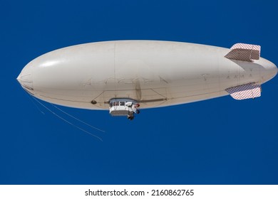 Blimp over the Ocean at Sunset HD wallpaper download