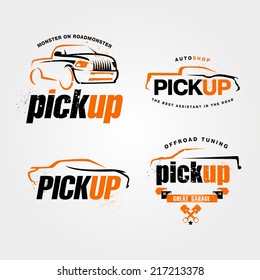 Pickup Logo Vector (.EPS) Free Download