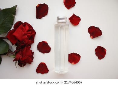 rose petals in water 2K wallpaper download