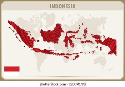 MAP OF INDONESIA Logo Vector (.EPS) Free Download