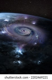Space - Storm 2K wallpaper download