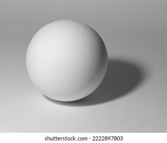 White sphere 4K wallpaper download