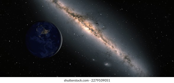 Nebula, milky way 2K wallpaper download