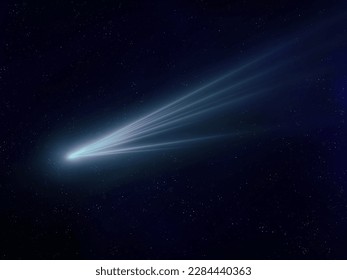 Comet Night Scenery 4K wallpaper download
