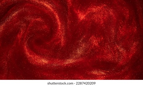 Swirling Red Abstract 4K wallpaper download