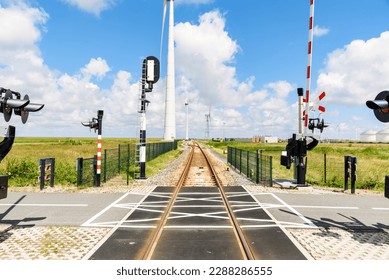 Level Crossing Road HD wallpaper download