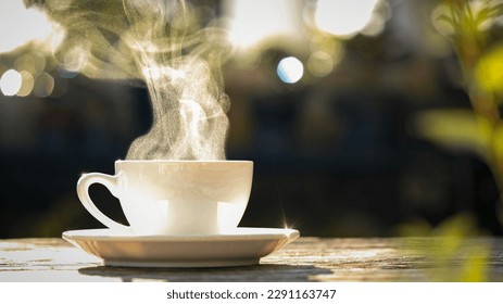 Hot coffee 2K wallpaper download