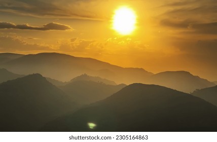 Sunlight over the Mountains HD wallpaper download