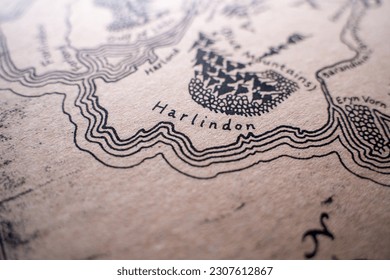 Map of Middle Earth - Lotr HD wallpaper download