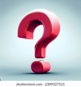 Question marks 3D 4K wallpaper download