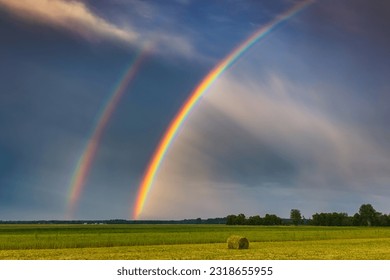 Rainbow sky 4K wallpaper download