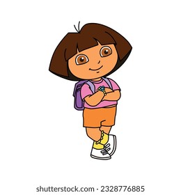 Dora The Explorer Logo Vector