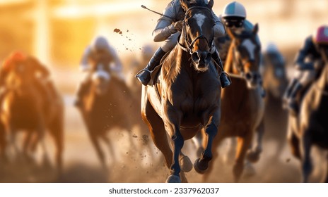 Horse racing sport 4K wallpaper download