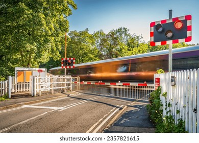 Level Crossing Road HD wallpaper download