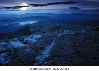 Night hill top 2K wallpaper download