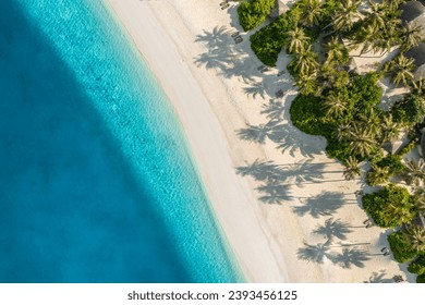Beach, aerial view 4K wallpaper download