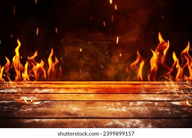 Vintage wooden fire fireplace HD wallpaper download