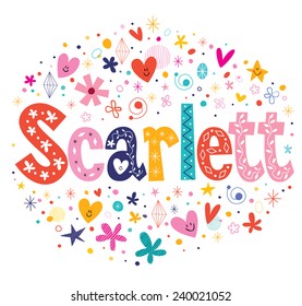 Scarlett Logo Vector (.EPS) Free Download