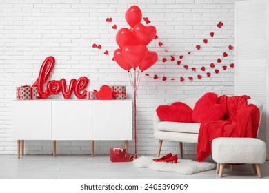 14 february valentine's day red heart 4K wallpaper download